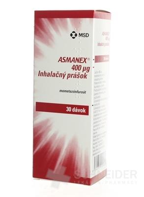 ASMANEX 400 µg | Schneider lekáreň
