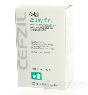 CEFZIL 250 mg/5 ml | Schneider lekáreň