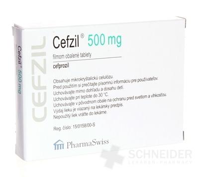 CEFZIL 500 mg | Schneider lekáreň