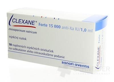 CLEXANE FORTE 15000 IU (150 mg)/1 ml | Schneider lekáreň