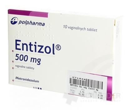 Entizol 500 mg vaginálne tablety | Schneider lekáreň