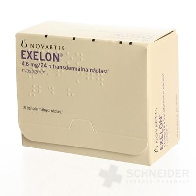 Exelon 4,6 mg/24 h transdermálna náplasť | Schneider lekáreň