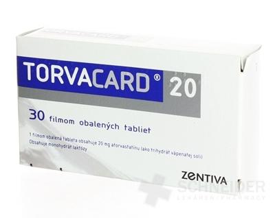 TORVACARD 20 | Schneider lekáreň