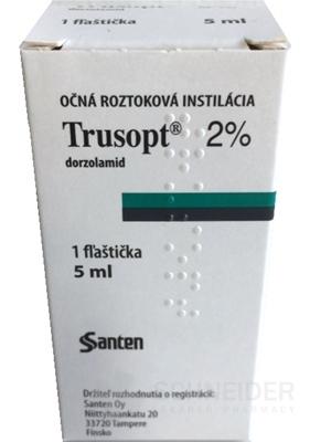 Trusopt 2 % | Schneider lekáreň