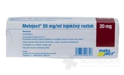Metoject 50 mg/ml injekčný roztok | Schneider lekáreň