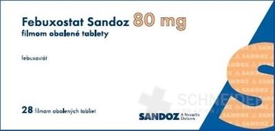 Febuxostat Sandoz 80 mg | Schneider lekáreň