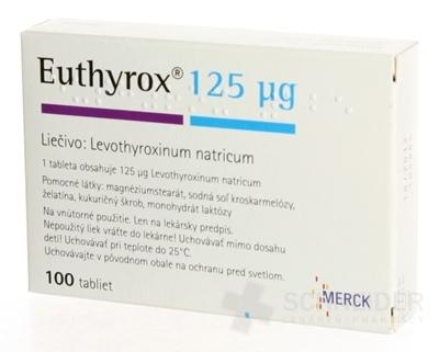 Euthyrox 125 mikrogramov | Schneider lekáreň