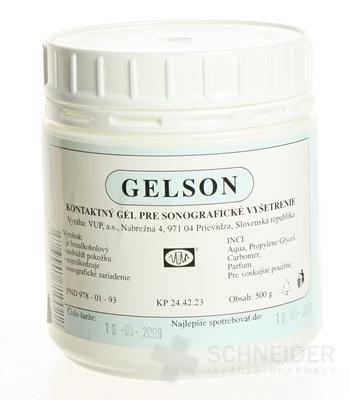 GELSON sonografický gél | Schneider lekáreň