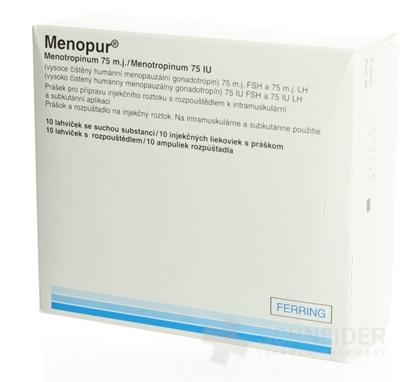 MENOPUR 75 IU | Schneider lekáreň