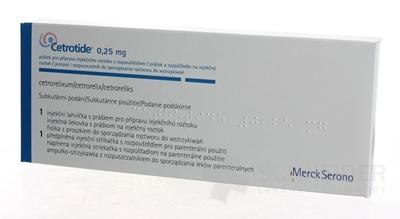 Cetrotide 0,25 mg | Schneider lekáreň