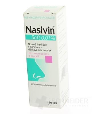 NASIVIN SOFT GTT 0.01% 5ML | Schneider lekáreň