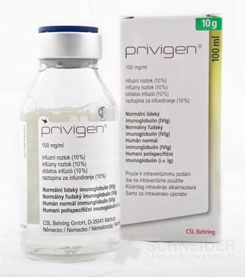 Privigen 100 mg/ml infúzny intravenózny roztok | Schneider lekáreň
